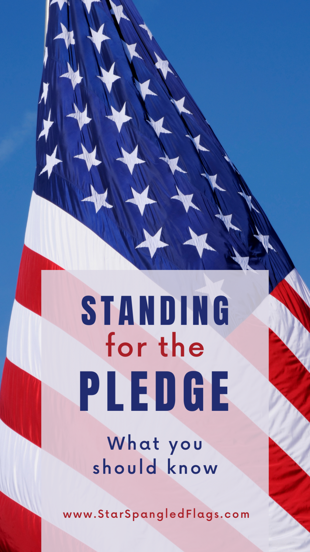 Standing for the Pledge of Allegiance: what you should know ...