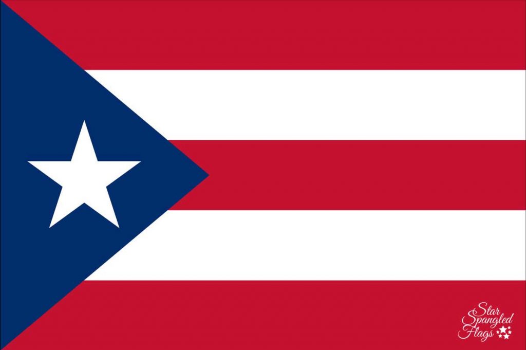 What is the Puerto Rico Flag? - StarSpangledFlags.com